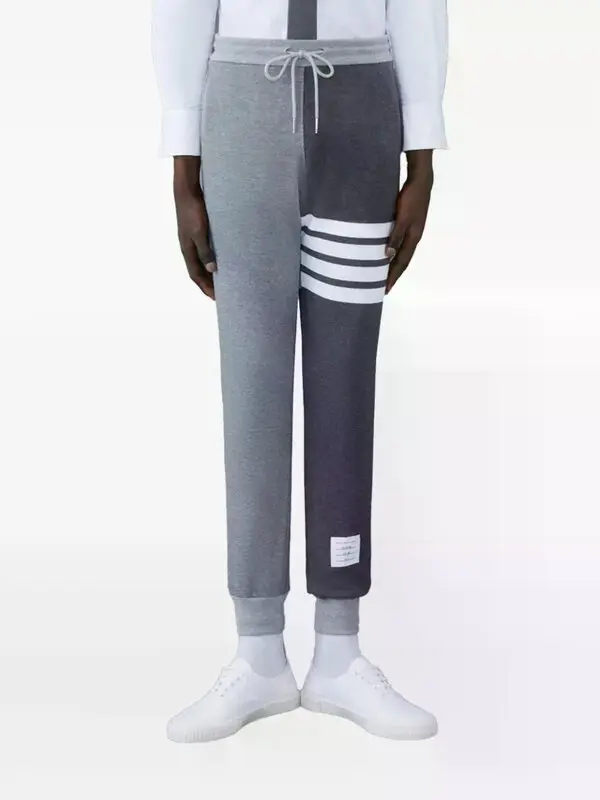 Thom Browne 4-bar Stripes Track Pants - Grey