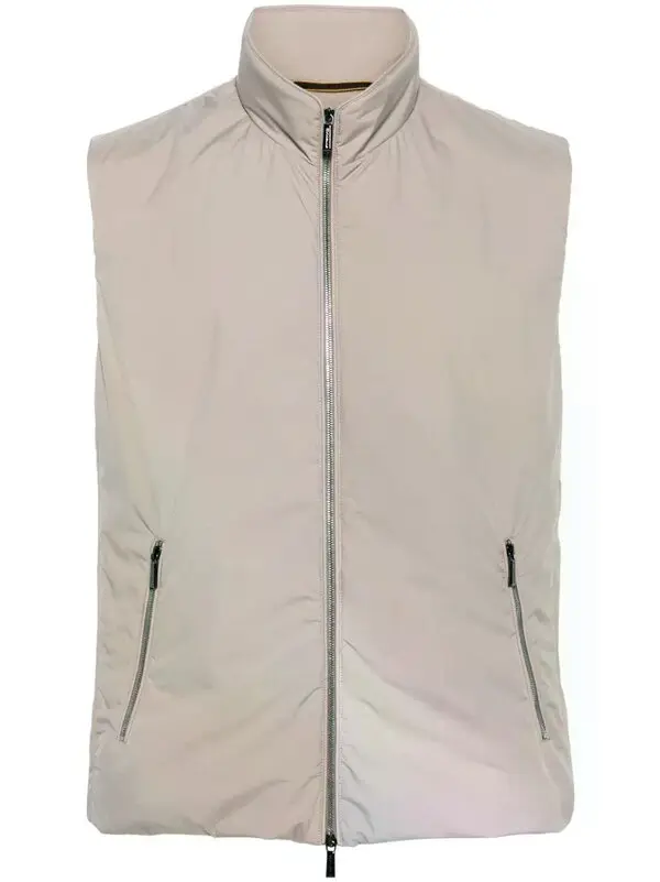 MOORER Padded Zip-up Gillet