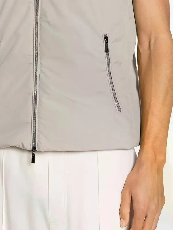 MOORER Padded Zip-up Gillet