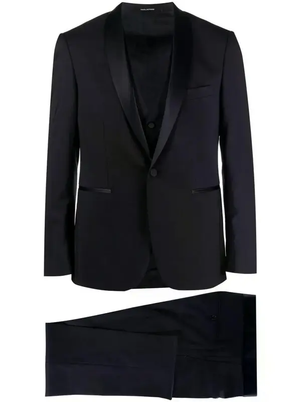 Tagliatore Single-breasted Virgin Wool Blend Suit