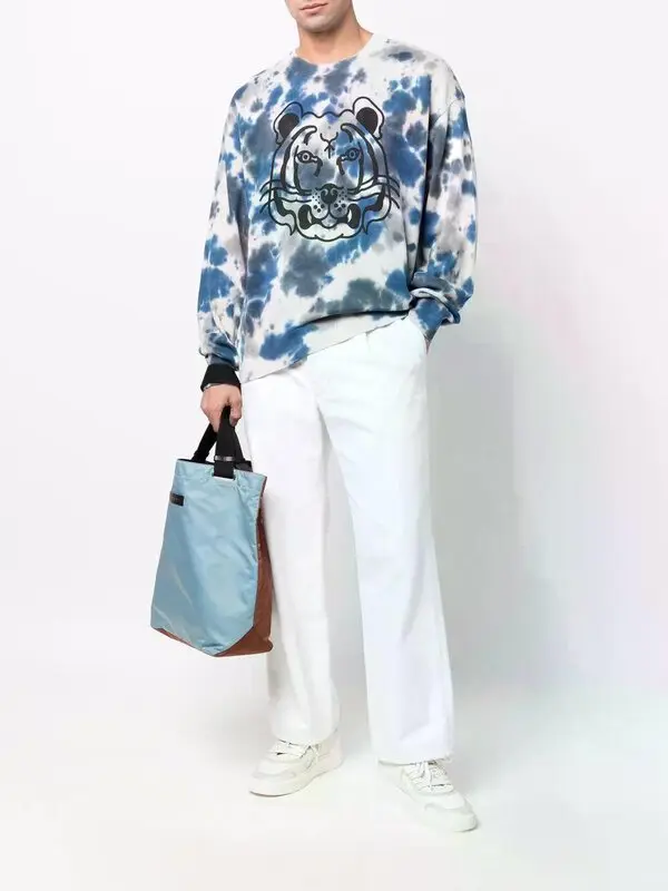 Kenzo Tiger Head-print Crew Neck Sweatshirt