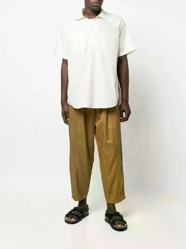 Engineered Garments Half-zip Cotton-blend Shirt
