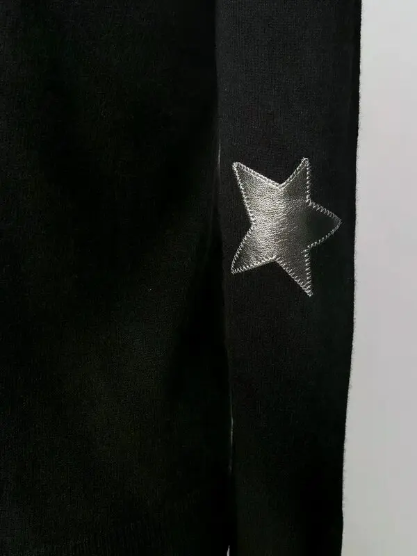 Zadig&Voltaire Star-patch Knitted Jumper - Black