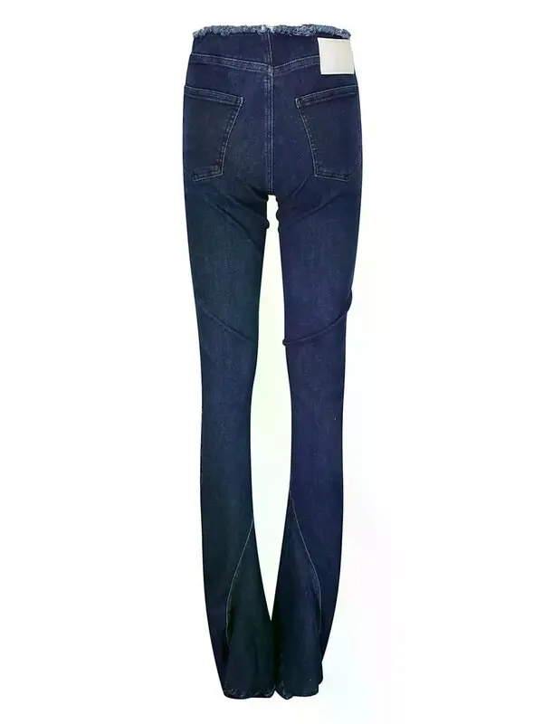 Ottolinger Frayed-edge Straight Leg Jeans