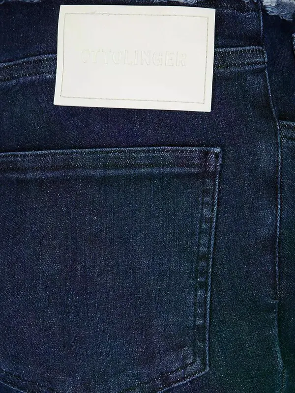 Ottolinger Frayed-edge Straight Leg Jeans