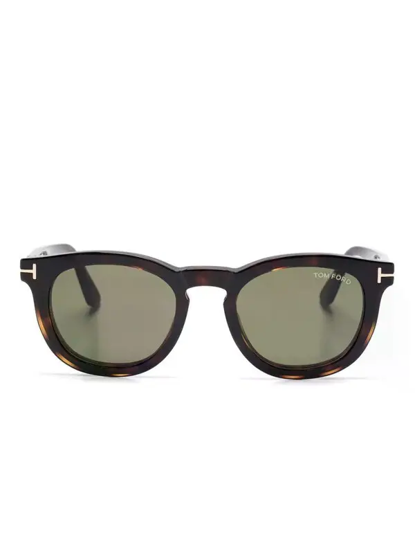 TOM FORD Pantos-frame Glasses - Brown