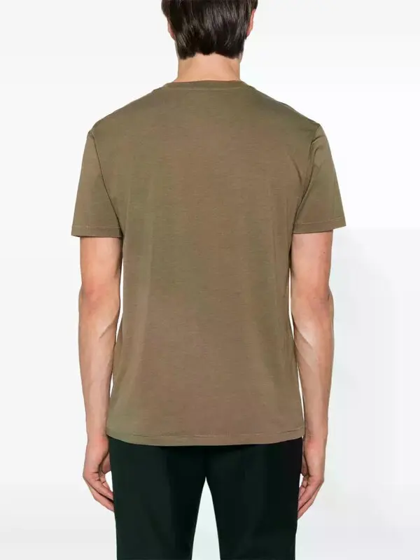 TOM FORD Logo-embroidered T-shirt - Green