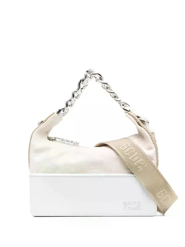 Gcds Monogram Jacquard Crossbody Bag - Neutrals