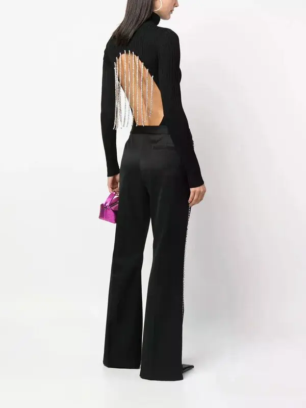 Dodo Bar Or Ziggy Crystal-embellished Bodysuit