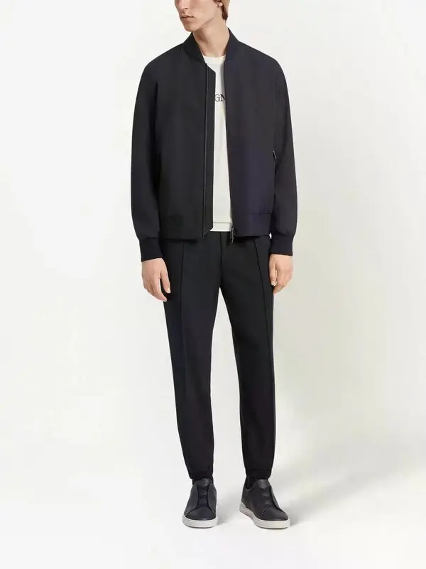Zegna Trofeo Elements Wool Bomber Jacket