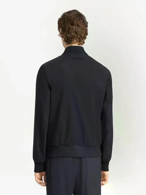 Zegna Trofeo Elements Wool Bomber Jacket