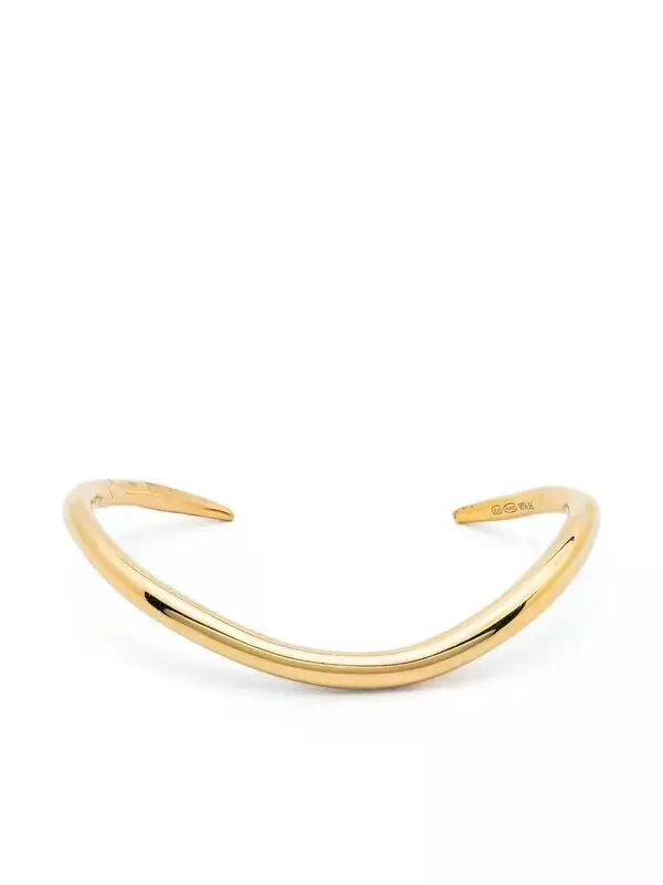 WOUTERS & HENDRIX Wavy Bangle Bracelet - Gold