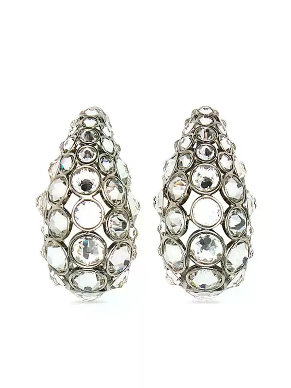 Valentino Garavani Pineapple Clip-on Earrings - Silver