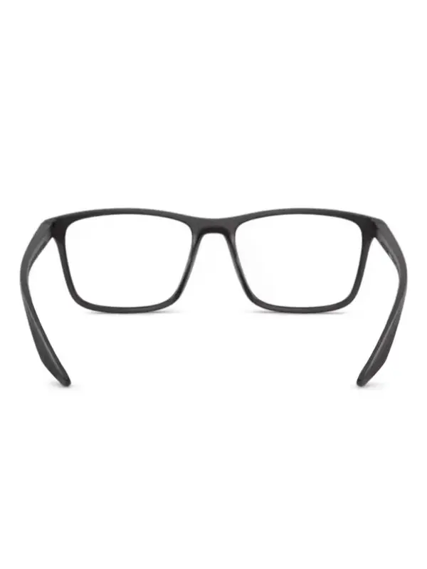 Prada Linea Rossa Square Frame Glasses - Black