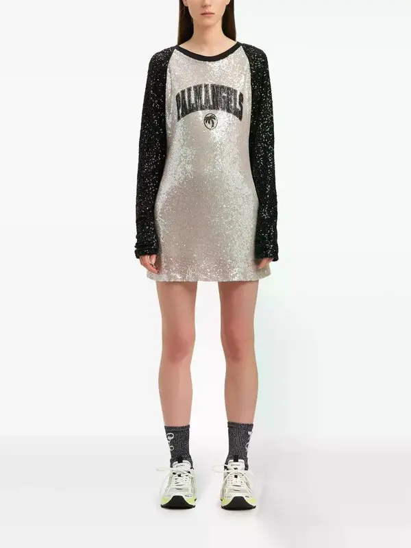 Palm Angels College Palm Mini Dress