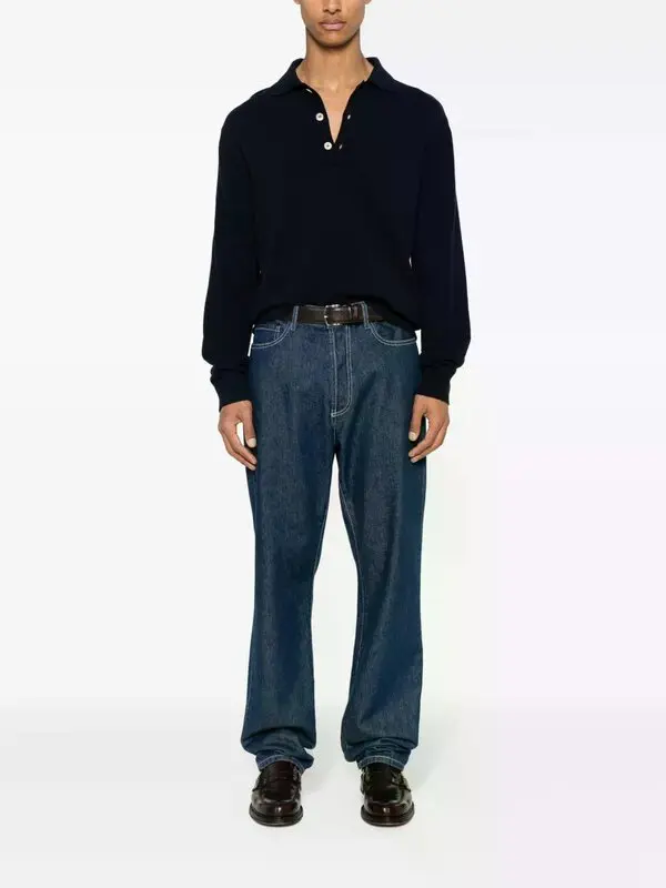 ANOTHER ASPECT Another Polo Shirt 2.0 Wool Polo Shirt