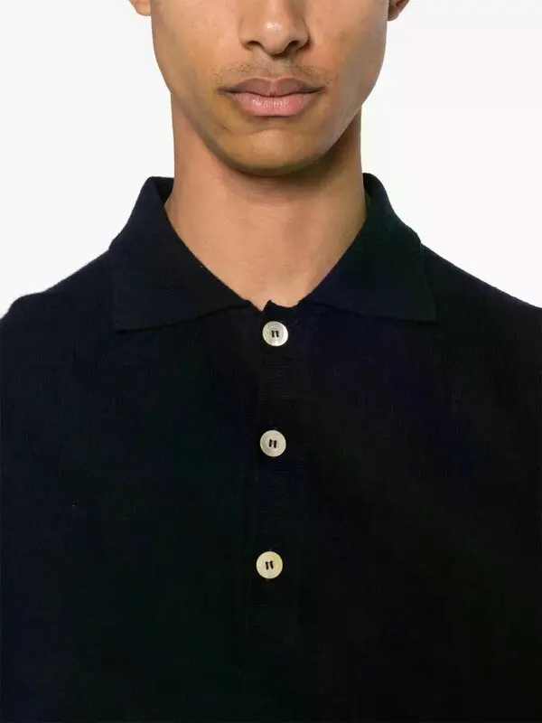 ANOTHER ASPECT Another Polo Shirt 2.0 Wool Polo Shirt