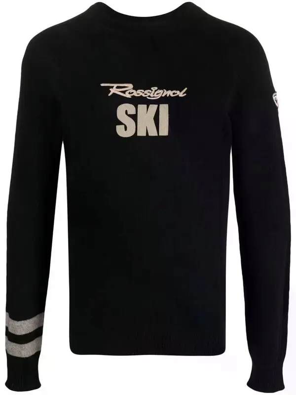 Rossignol Signature Logo-embroidered Sweater - Black
