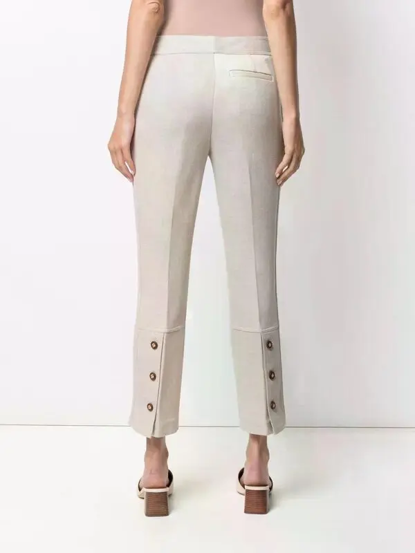 Tory Burch Button-cuff Trousers