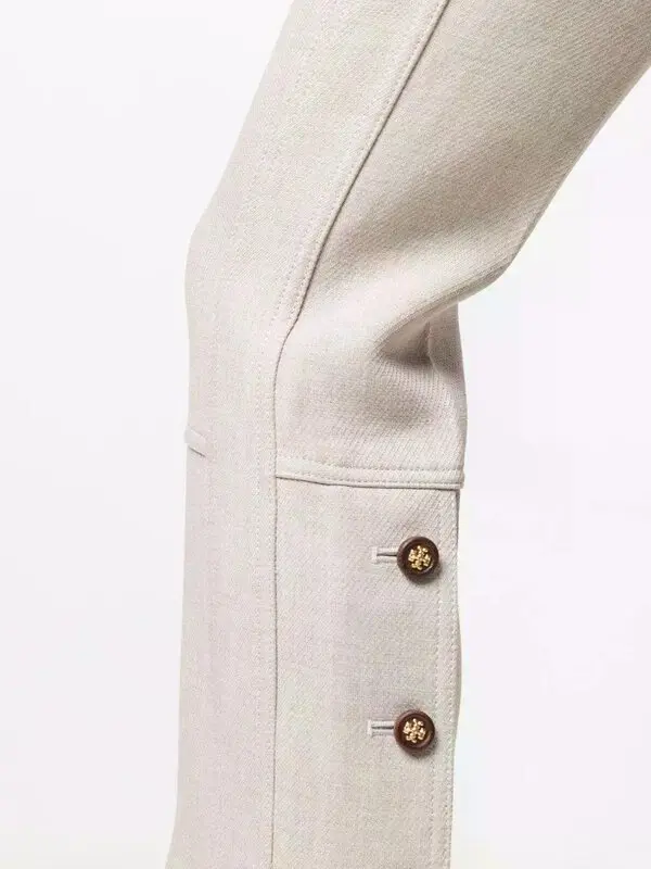 Tory Burch Button-cuff Trousers