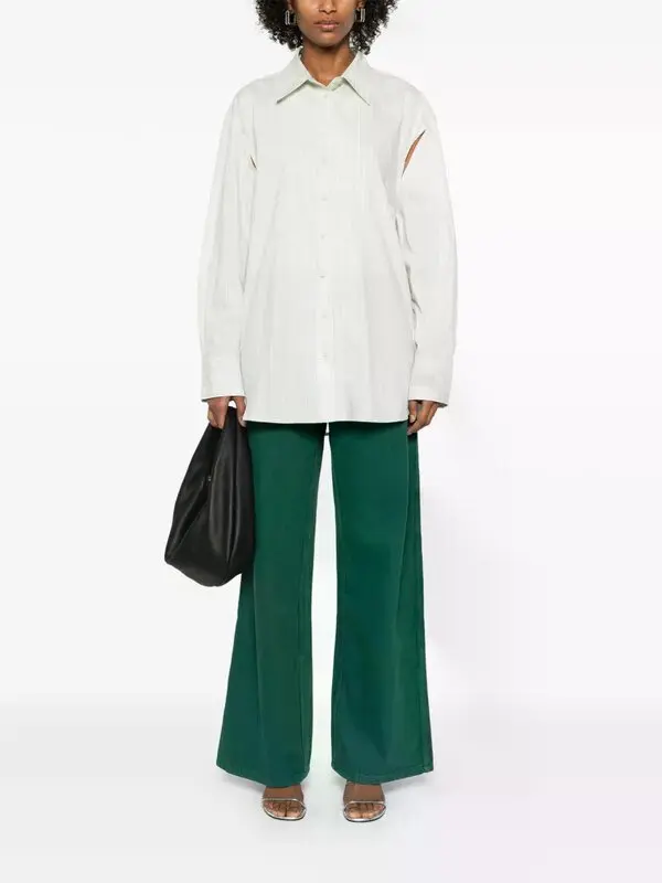 Christopher Esber Striped Long-sleeve Shirt