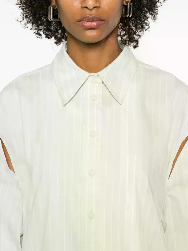 Christopher Esber Striped Long-sleeve Shirt