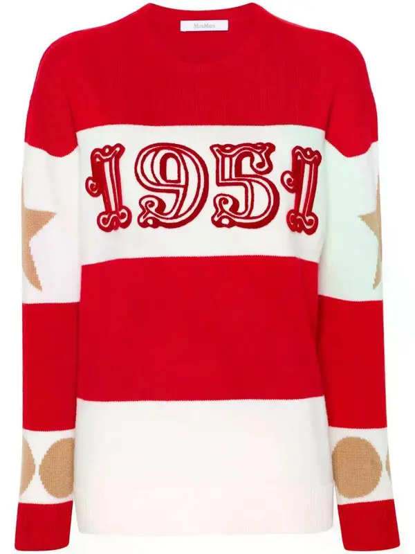 Max Mara Dirce Striped Knitted Jumper