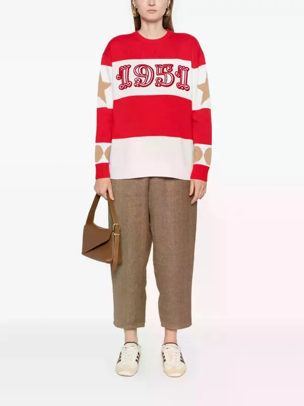 Max Mara Dirce Striped Knitted Jumper