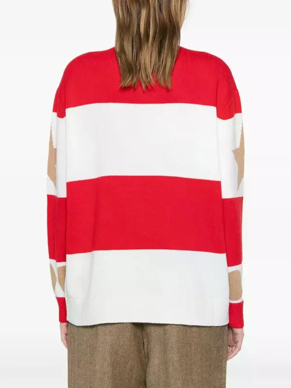 Max Mara Dirce Striped Knitted Jumper