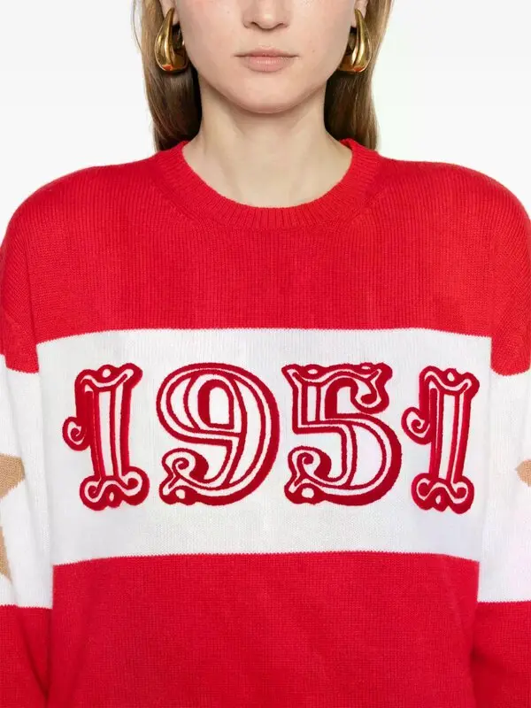 Max Mara Dirce Striped Knitted Jumper
