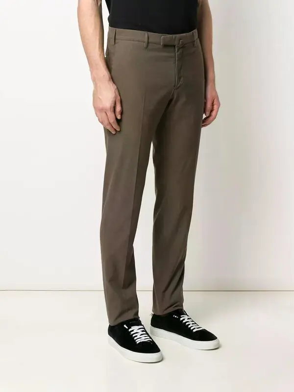 Incotex Tailored Straight-leg Trousers - Brown