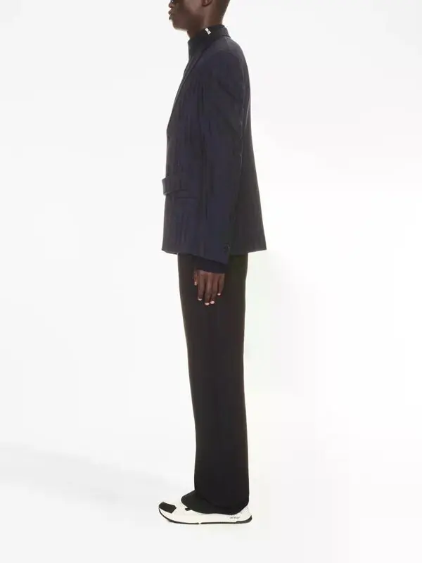 Off-White Shibori Jacquard Belted Blazer