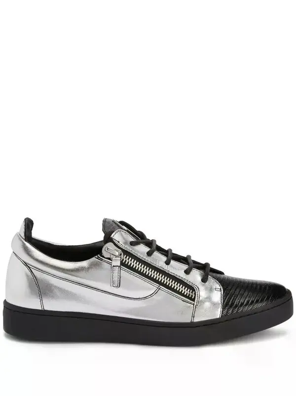 GIUSEPPE ZANOTTI Frankie Double-zip Low-top Sneakers - Multicolour