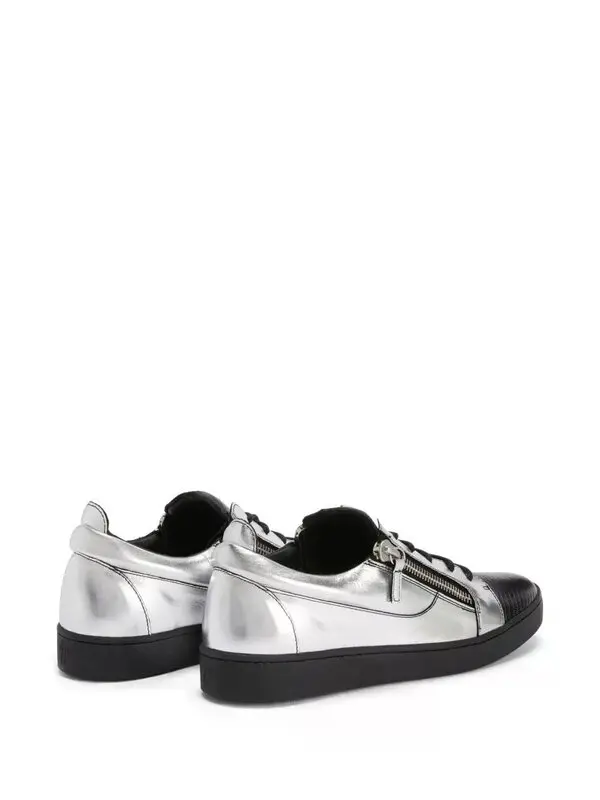 GIUSEPPE ZANOTTI Frankie Double-zip Low-top Sneakers - Multicolour
