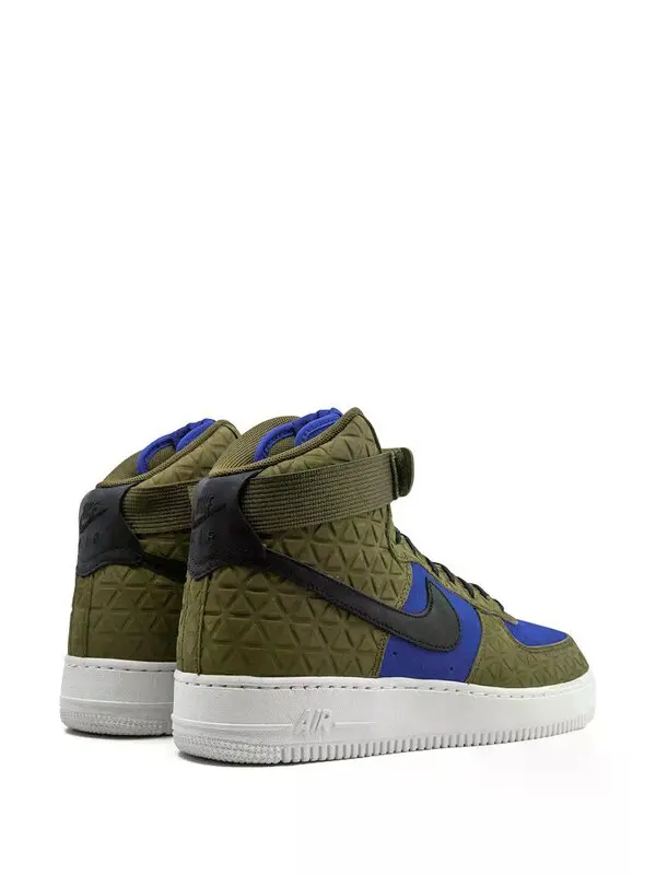 Nike Force 1 Hi Premium Suede High Top Sneakers - Green