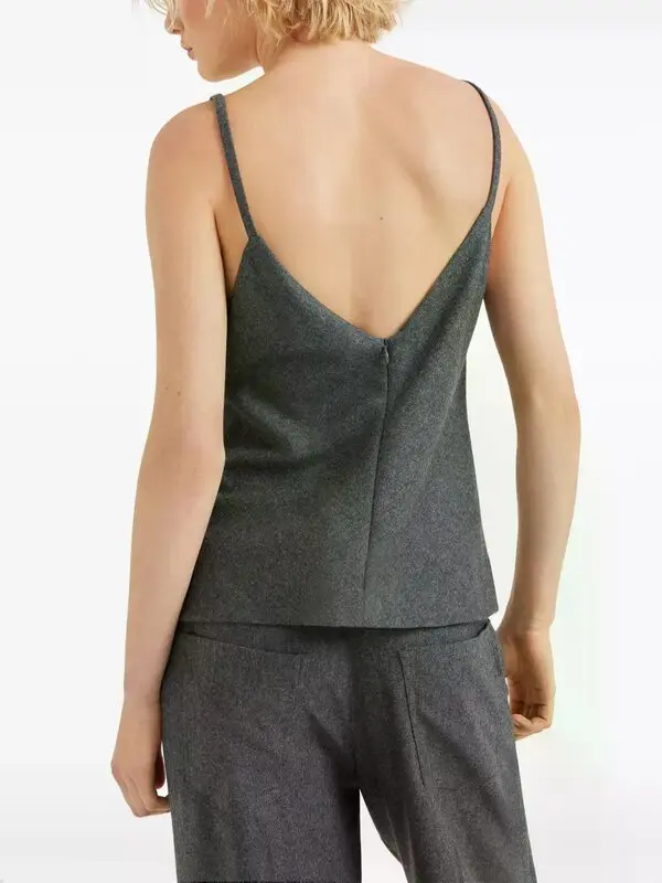 Brunello Cucinelli V-neck Wool Top