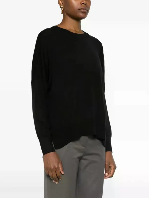 BLANCA VITA Fine-knit Virgin Wool Sweater