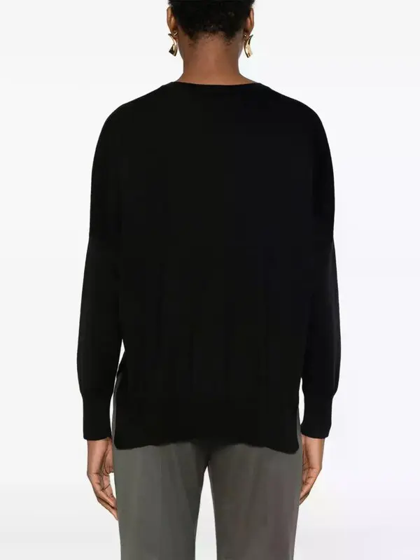 BLANCA VITA Fine-knit Virgin Wool Sweater