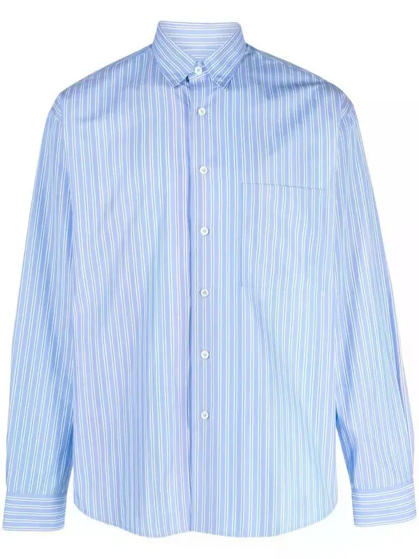 LANVIN Striped Long-sleeve Shirt