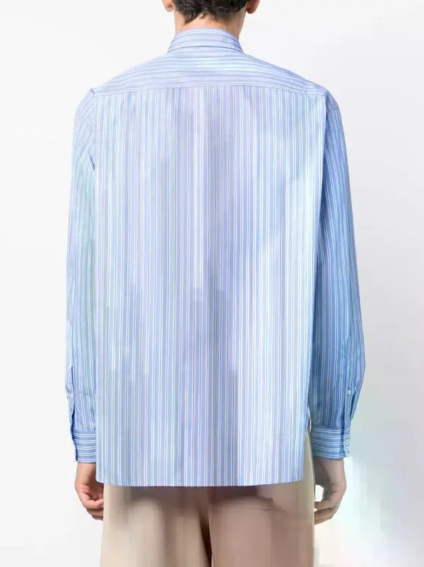 LANVIN Striped Long-sleeve Shirt