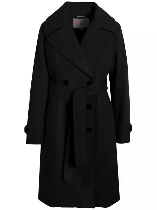 NORWEGIAN WOOL Double-breasted Wool-blend Coat