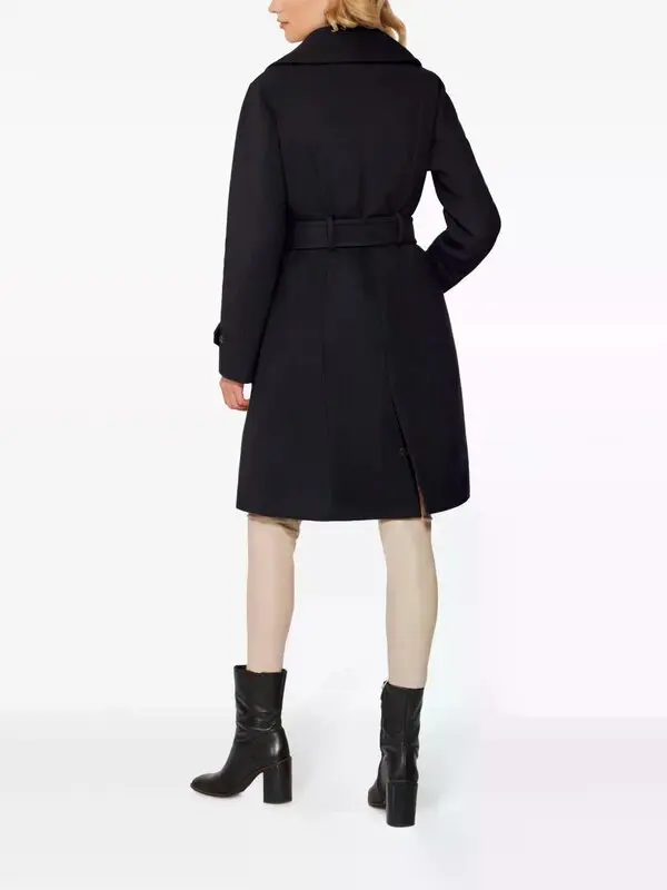 NORWEGIAN WOOL Double-breasted Wool-blend Coat