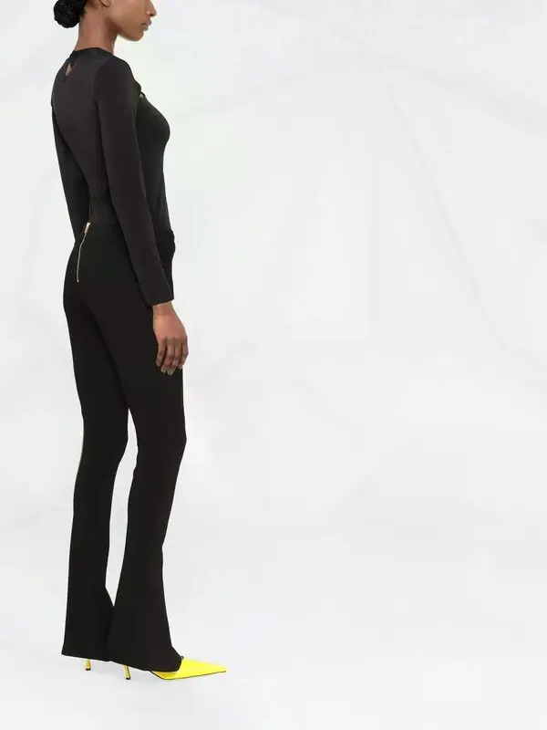 Balmain Low-waist Flared Trousers