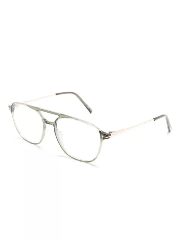 TOM FORD Pilot-frame Glasses - Grey