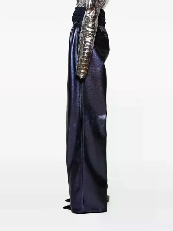 LAQUAN SMITH Panelled High-shine Trousers