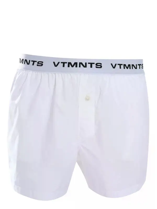 VTMNTS Logo-waistband Boxers - White