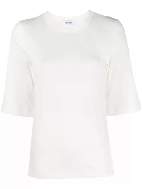 Rodebjer Fine-ribbed Organic Cotton T-shirt