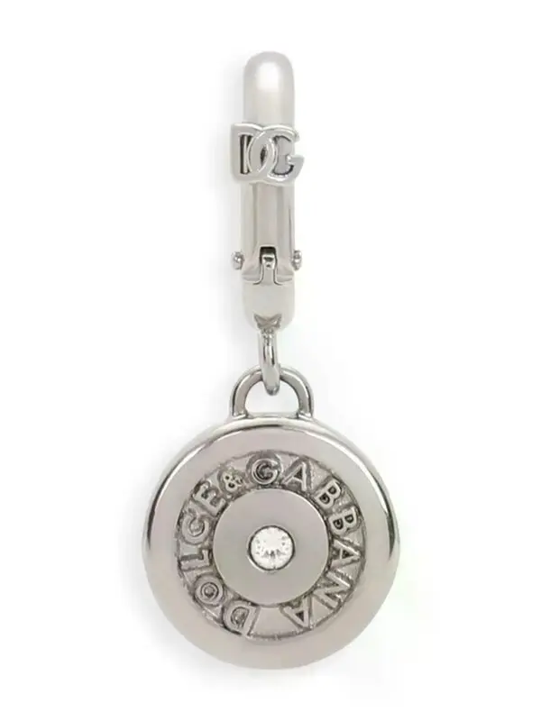 Dolce & Gabbana Logo-plaque Keyring - Silver
