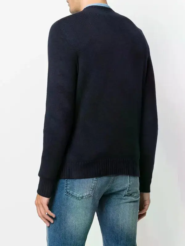 DRUMOHR Merino Wool Crew Neck Sweater