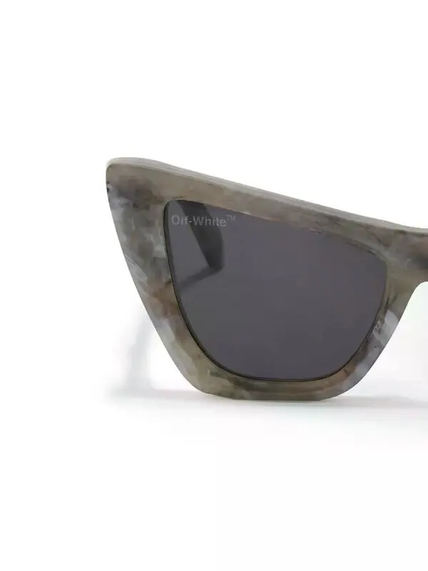 Off-White Cat-eye Tinted Sunglasses - Grey